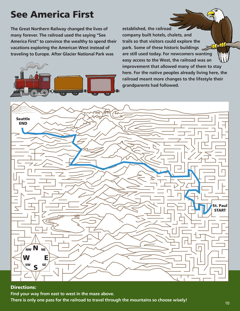 Answer Keys-Activity Pages - Glacier National Park (U.S. National Park ...
